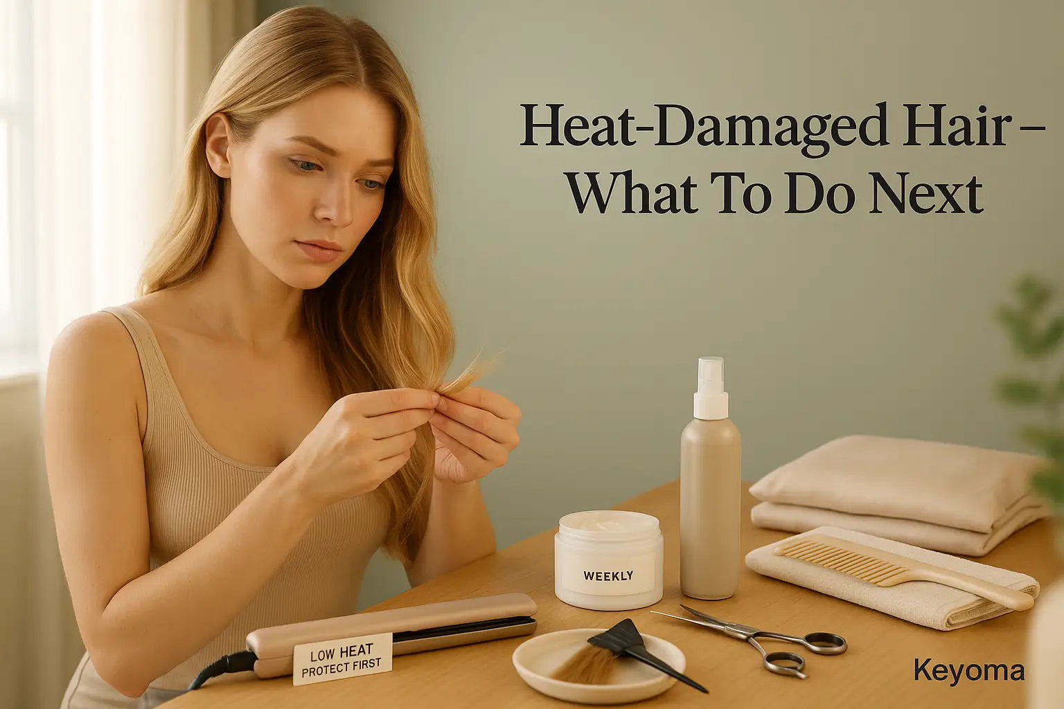 Heat-Damaged Hair: 10 Ways to Repair and Prevent Damage – Keyoma